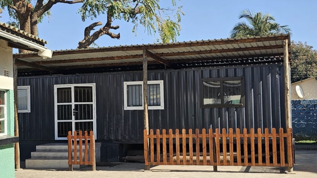 From Disused Shipping Containers, a Library and Computer Lab is ...